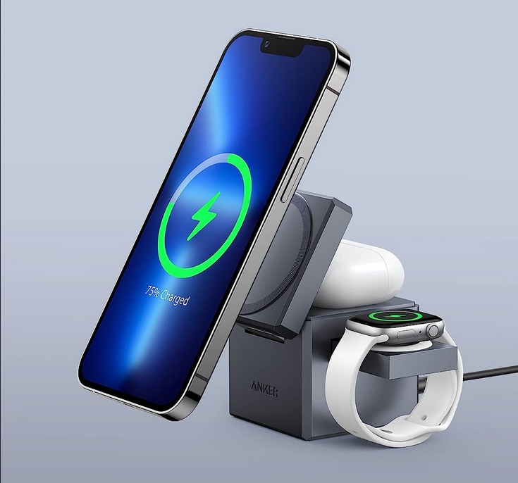 Anker Cube 3in1 con MagSafe senza cavi ingombranti per Apple