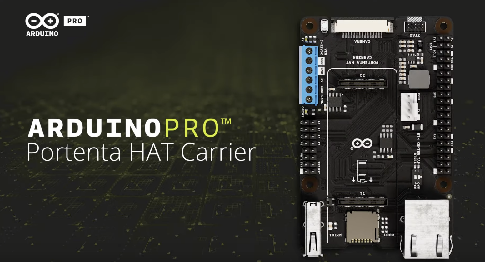 Portenta Hat Carrier presentato da Arduino