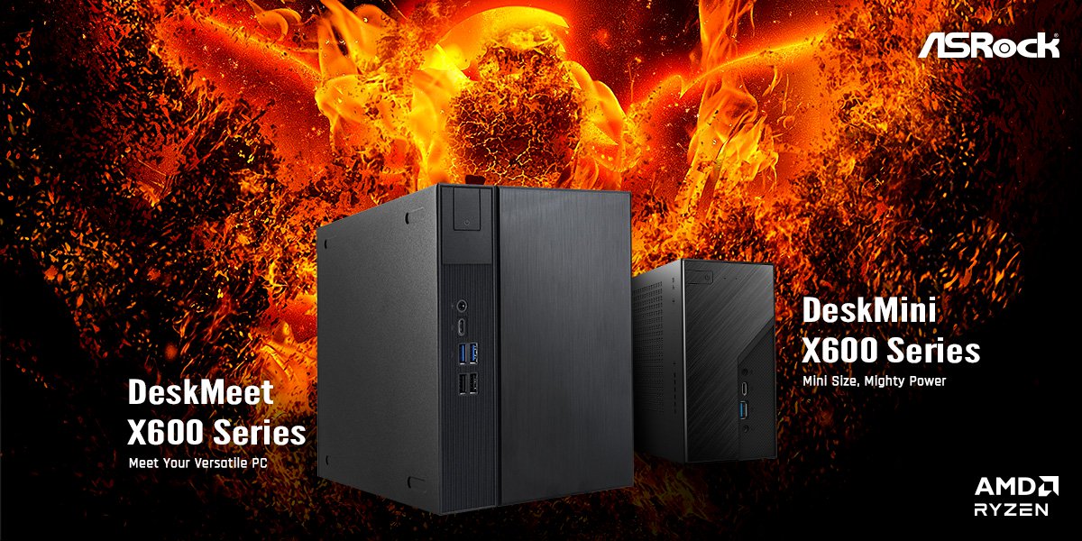 DeskMini X600, Jupiter e DeskMeet nuovi minipc da ASRock